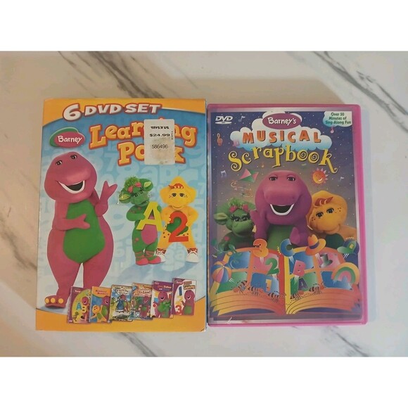 Media | Barney Learning Pack Dvd 6 Disc Set Barneys Musical Scrapbook ...